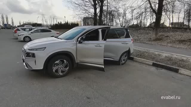 Hyundai Santa Fe 4е поколение рестайлинг eva коврики в салон и багажник evabel.ru 88002224845