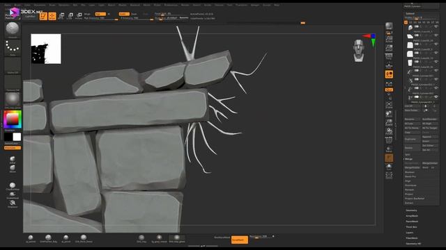 Making_a_Stylized_Wall_Ruins_in_Maya_2025,_Zbrush,_and_Substance