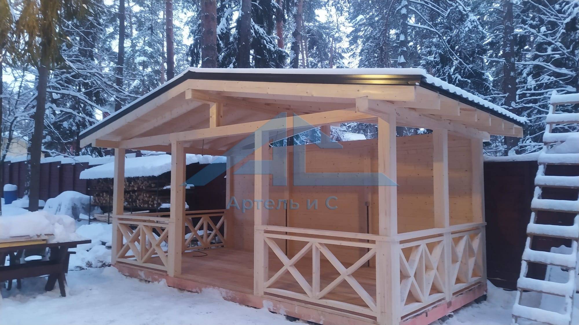 Строительство беседки станция Есенинская