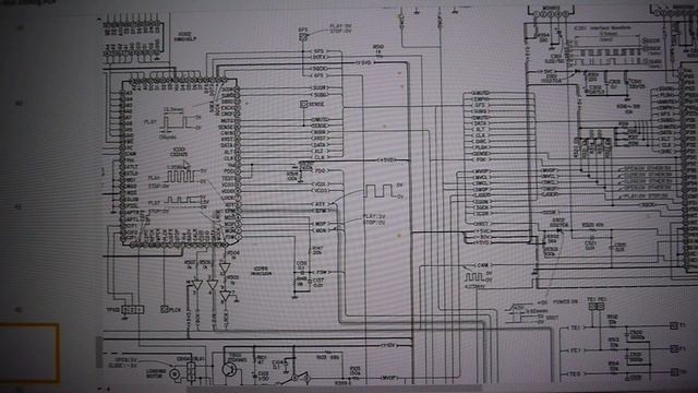 ПКД DENON DCD3500 RG Пальцем по схеме