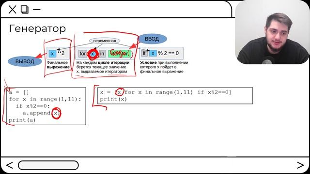 Курс по Python для ЕГЭ. Урок № 5. Функции, Генераторы.