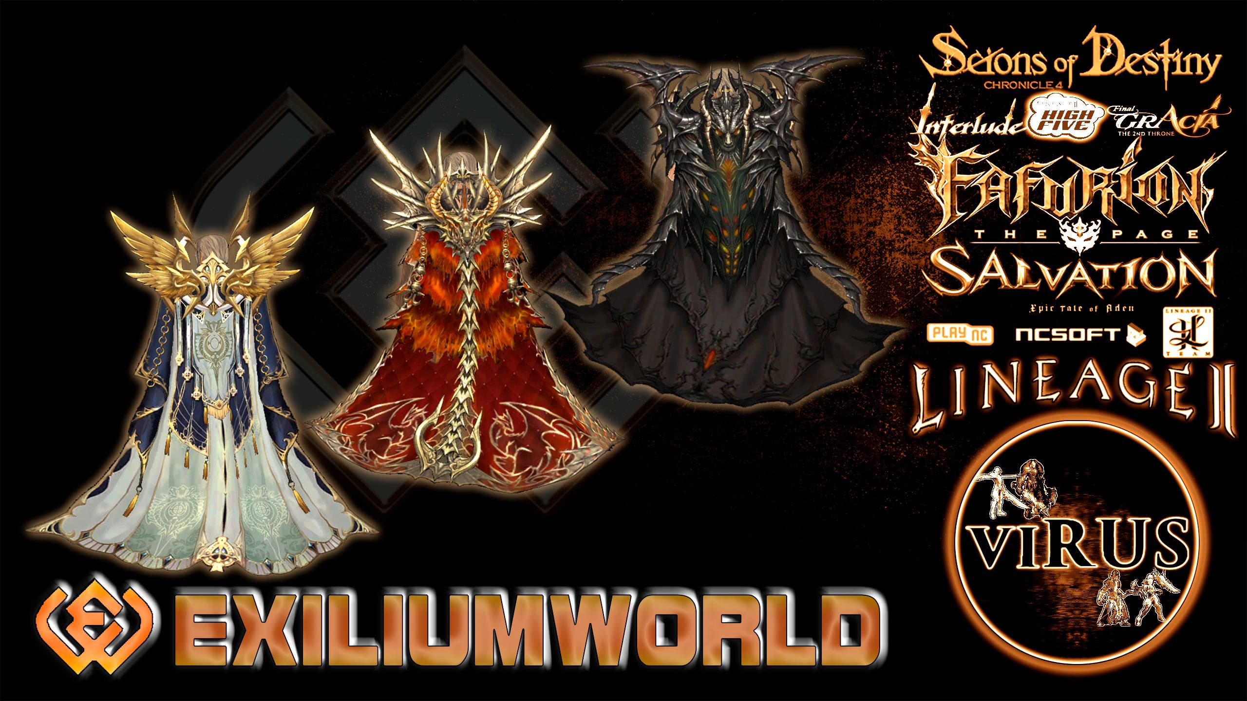 Improved Cloaks Set for LINEAGE II-FAFURION server www.ExiliumWorld.Com ◄√i®uS►