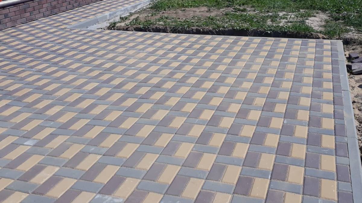 2. Укладка брусчатки в СНТ "Вестфалия" (Тульская область)