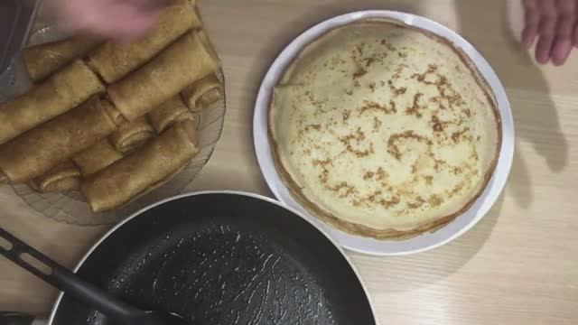 40 лет делаю блины только так! Первый блин не комом! Рецепт самых вкусных блинов Блинчики с яблоком