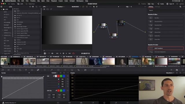 Всё о КРИВЫХ в Davinci Resolve