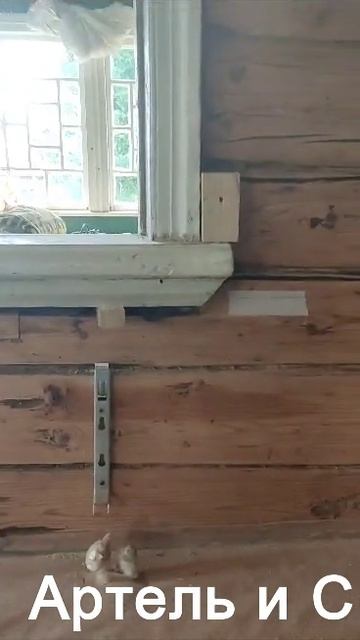 3. Обзор оконного проема перед реставрацией