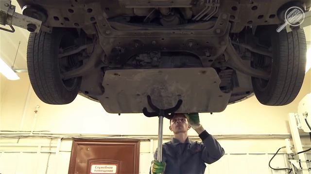 Установка защиты картера