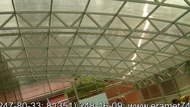 Навес из поликарбоната в Челябинске 3