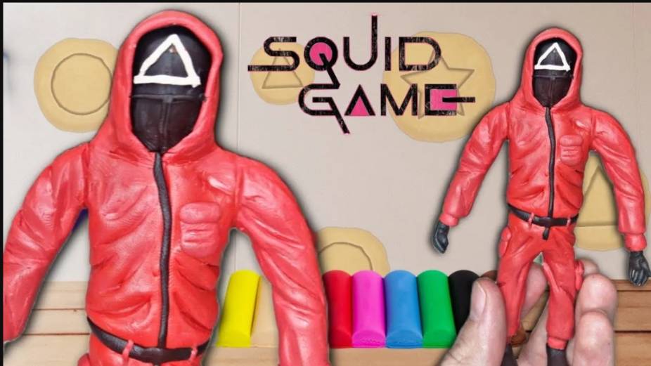 КАК СЛЕПИТЬ ОХРАННИКА ИЗ ИГРЫ В КАЛЬМАРА#THEGAMEOFSQUID