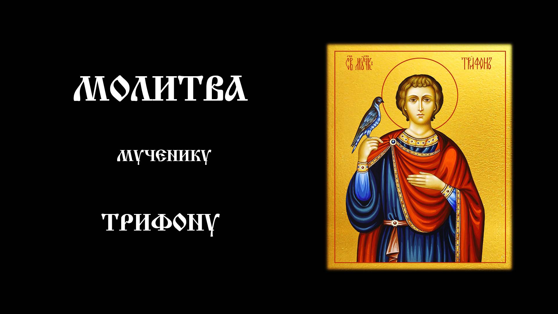 Молитва мученику Трифону | Православный чтецъ