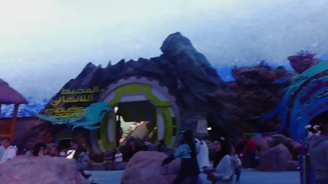 ОАЭ, Абу-Даби, SeaWorld Abu Dhabi, Единый океан (One ocean) круговой экран