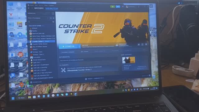 Counter-Strike 2 - Blackview AceBook 12 - на i5 1030/16Gb/512Gb, WiFi, Bluetooth, 16', FHD+, + MP100