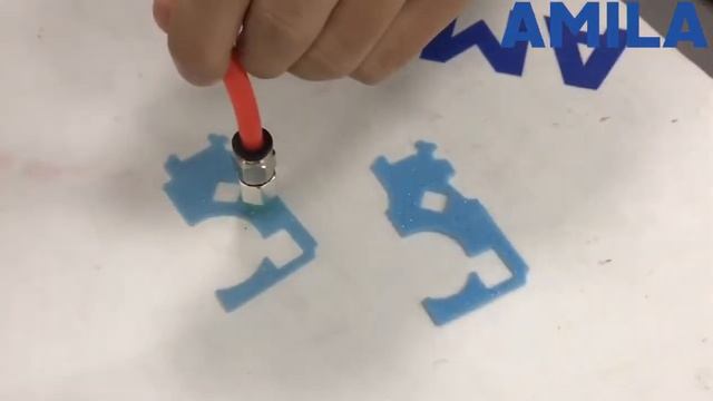 Прочная плоская присоска AMILA MXD для захвата мелких деталей