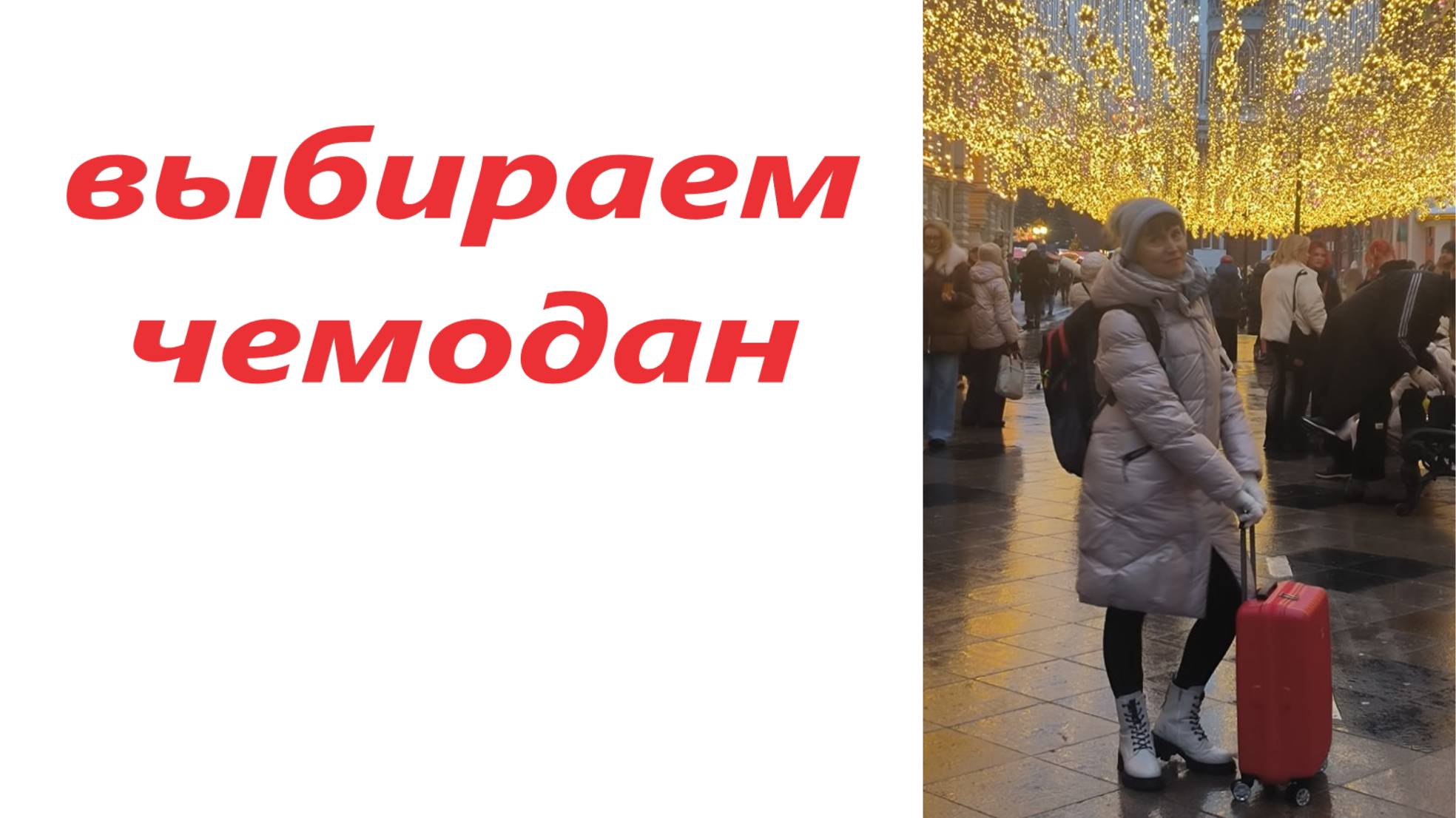 Выбираем чемодан