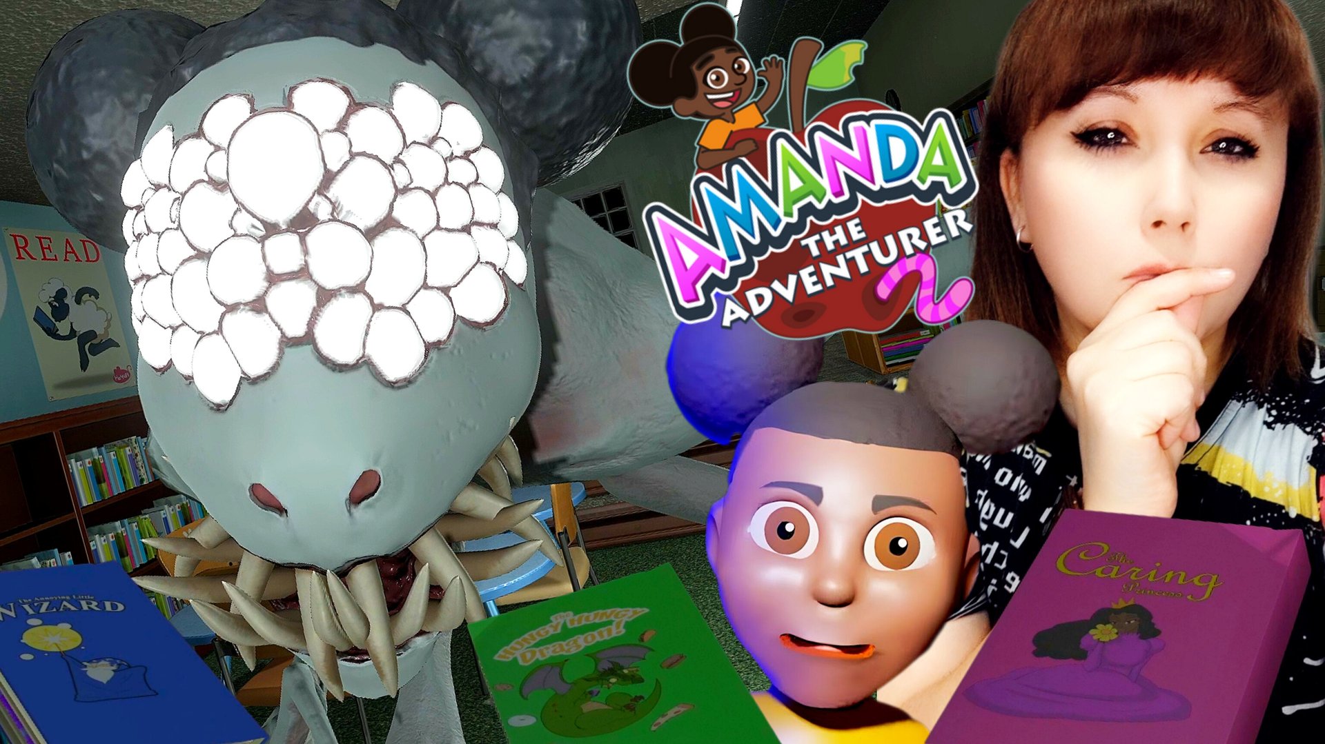 Лучшая история для Аманды #5.Аманда- путешественница 2. Amanda the adventurer 2. Horror games story.