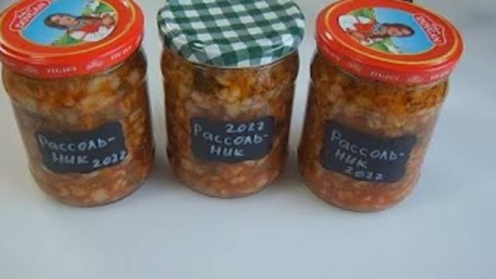 Рассольник в автоклаве. Маринкины творинки. Всем МИРА и Добра!