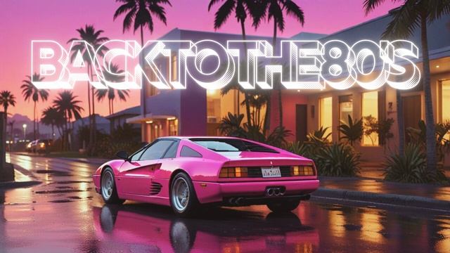 BACK TO THE 80S - Synthwave Miami Mix