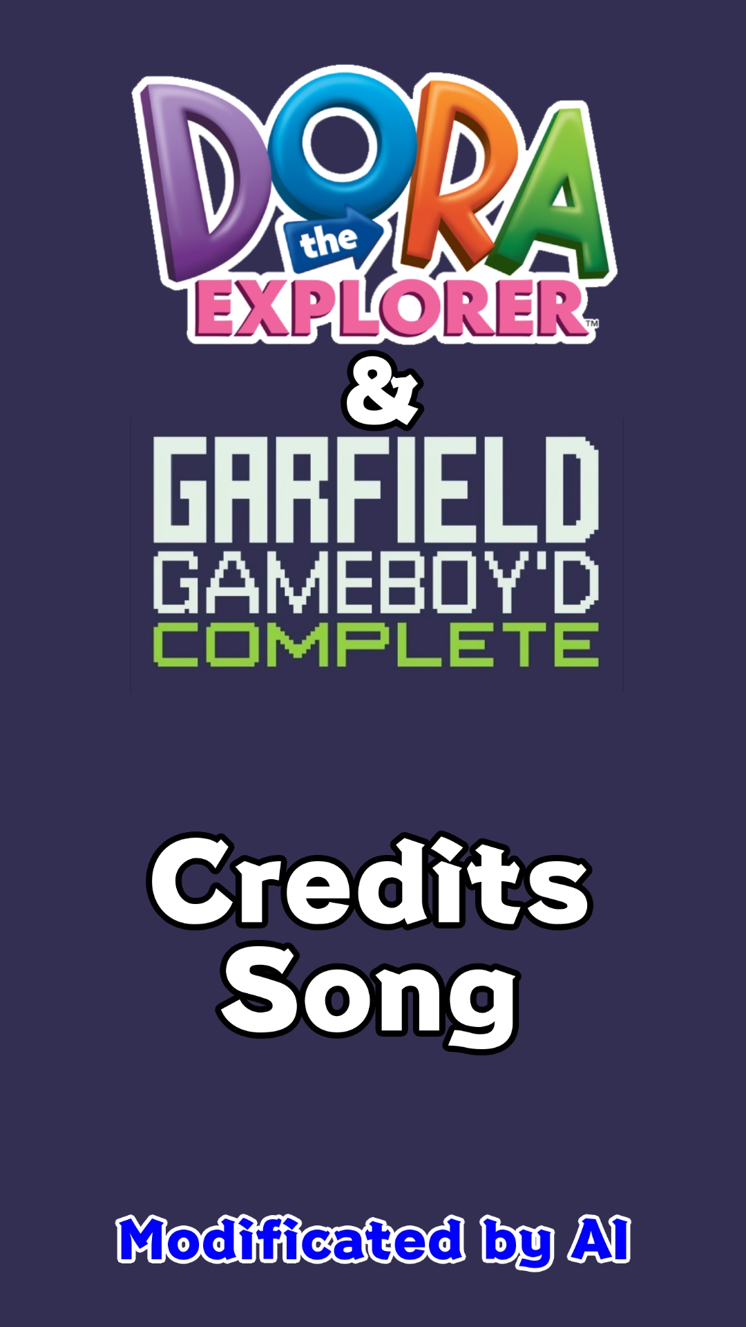 Garfield Gameboy'd & «Даша-путешественница» - Credits Song (Modificated by AI)