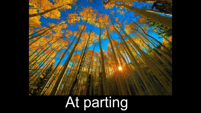 At parting - Mark ES