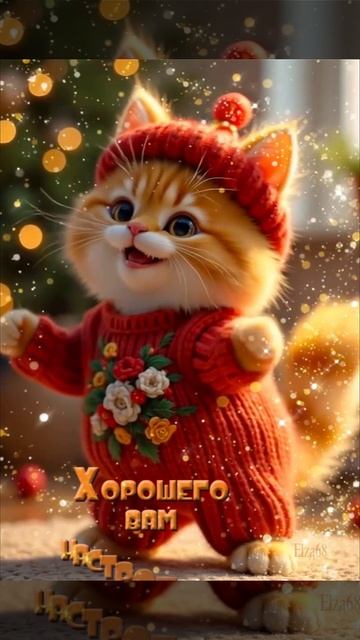 Танцующий котёнок