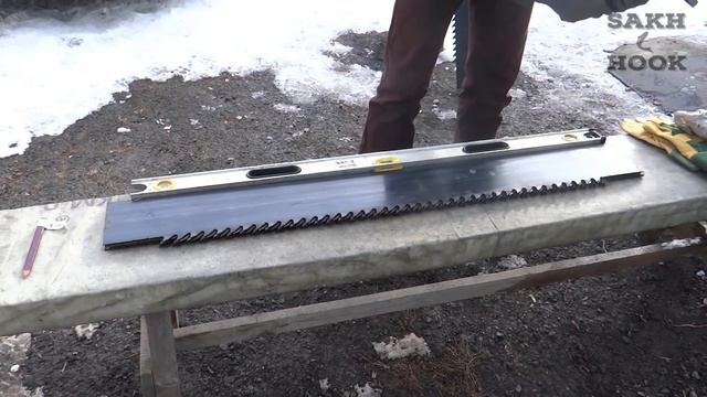 Пила для льда своими руками