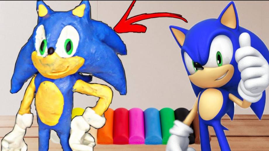 ЛЕПИМ ЁЖИКА СОНИК БУМ из ПЛАСТИЛИНА