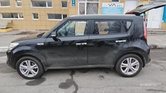 Kia Soul 2е поколение eva коврики в салон и багажник evabel.ru 88002224845