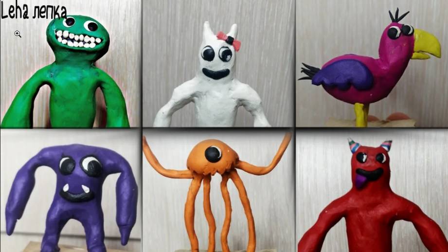 ВСЕ БОССЫ Garten of Banban / Детский Сад Банбан ► Видео Лепка