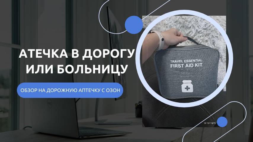 Обзор дорожной АПТЕЧКИ с котом, органайзер для лекарств / аптечка в дорогу / аптечка для путешествий