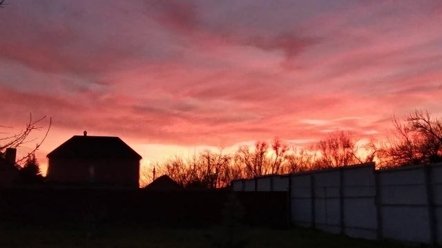 Красный закат