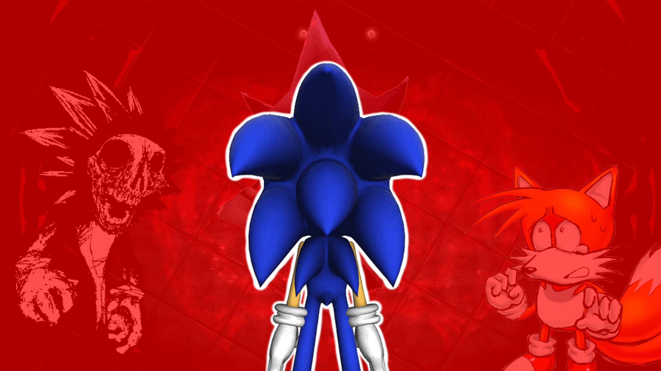 СОНИК СНОВА В FNF | Обзор на Myths of Yamaha #1