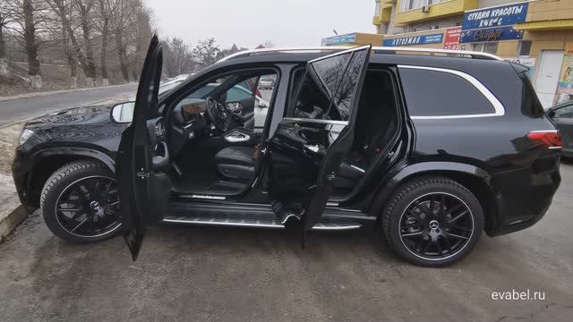 Mercedes GLS X167 2е поколение eva коврики в салон и багажник evabel.ru 88002224845