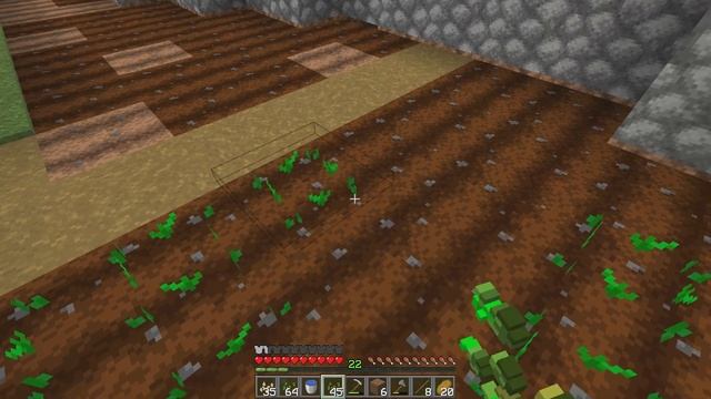 Minecraft Ванильное приключение #5 Посадка огорода