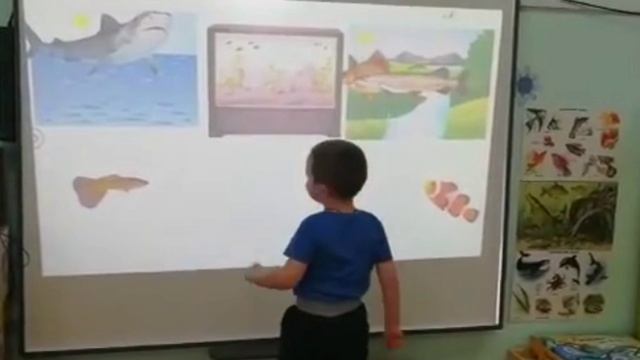 Интерактивная игра "Найди домик рыбка"