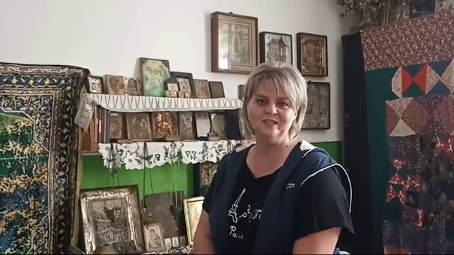 Гостья музея села Альшань