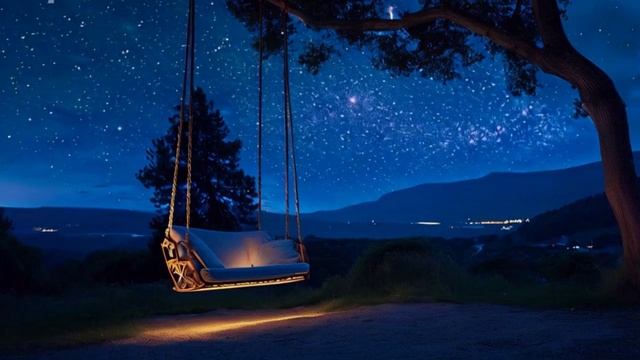 🌟🌙Целебный сон за 5 минут. Звездная тишина: Качели в ночи🌟🌙