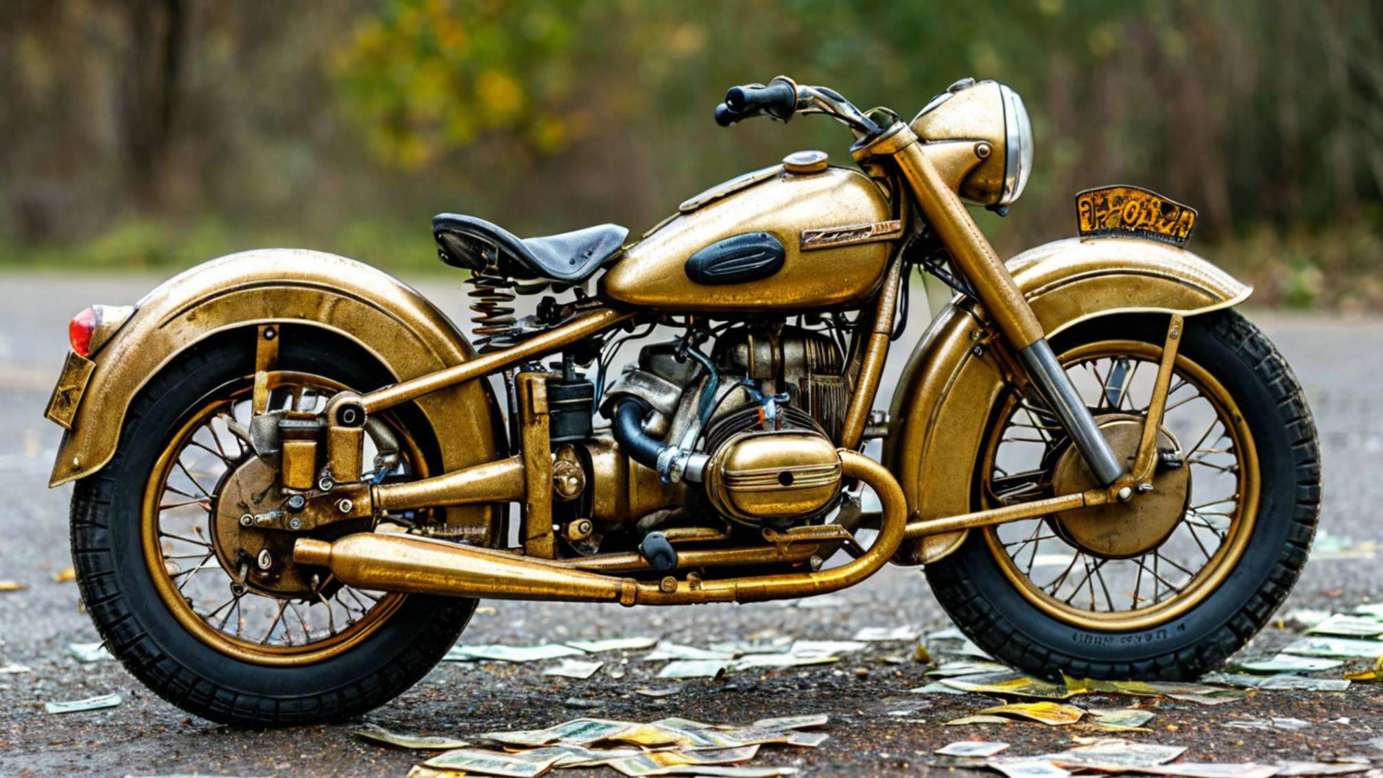 Богатый внутренний мир двигателя мотоцикла Урал