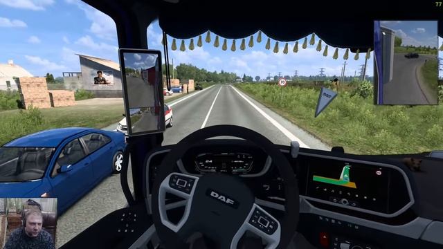 Euro Truck Simulator 2 сезон 6 серия 7 везем кофе через Волгу
