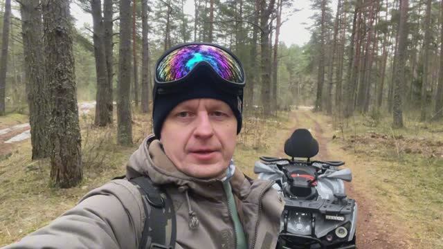 Обкатываю квадроцикл Mikilon L 200 pro. Еду на болото. Плотина бобров, стая куропаток