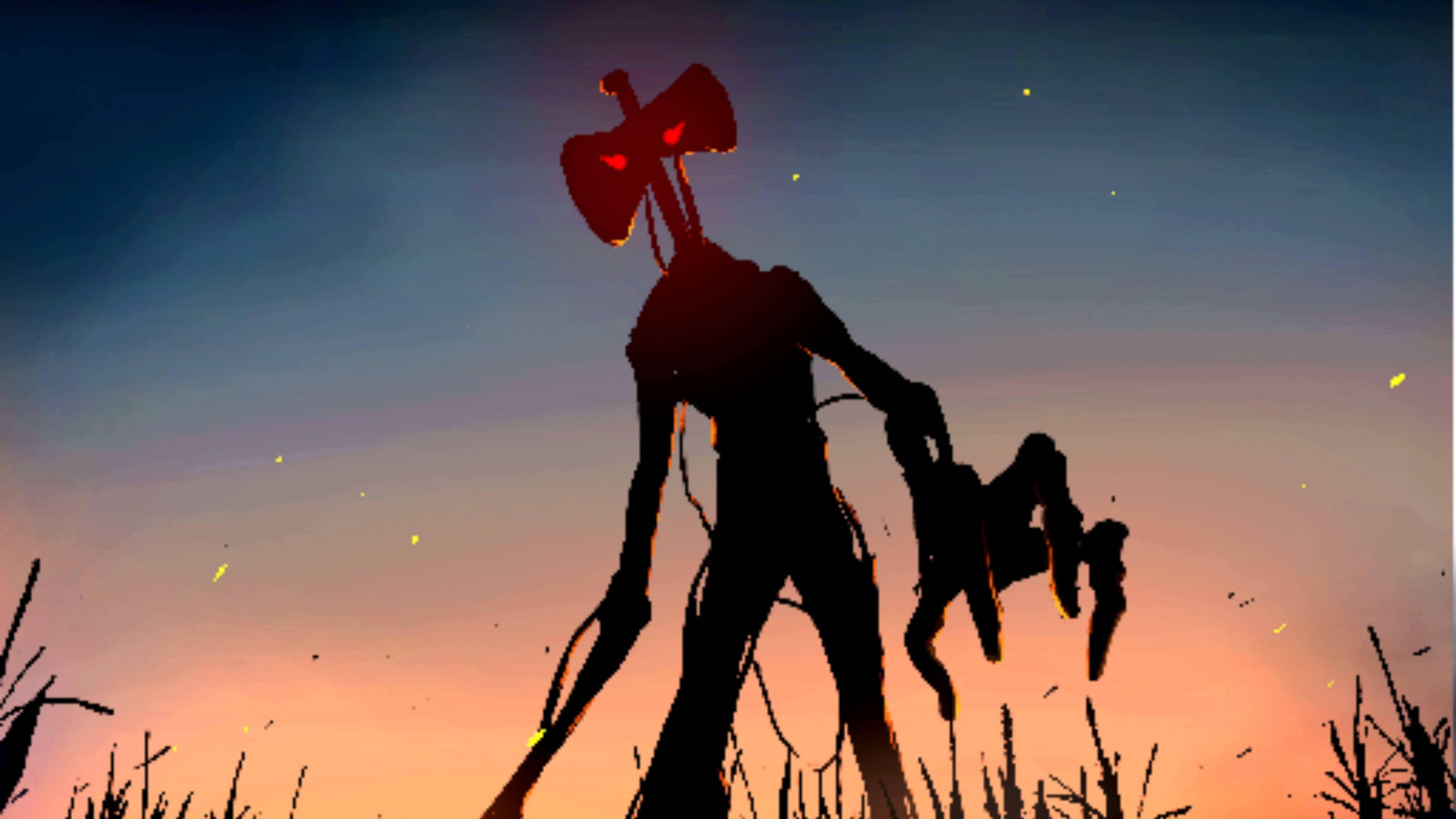 Играю в Scary Head Field) я увидел сирена головова