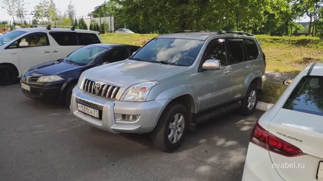 Toyota LC Prado 120 7 мест eva коврики в салон и багажник evabel.ru 8800-222-48-45