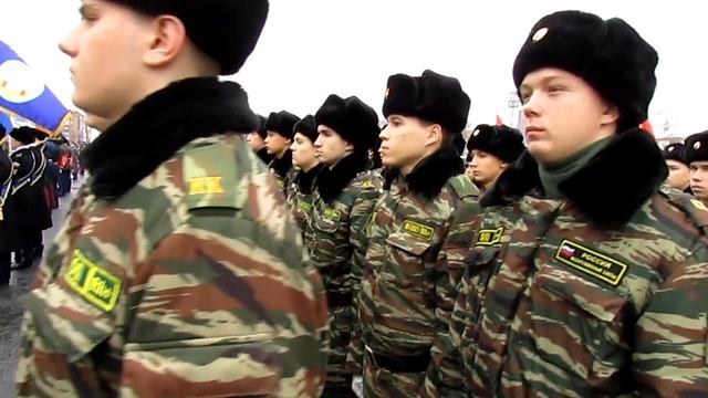 Кадеты школы №4 г. Стерлитамак Республики Башкортостан. Парад Памяти 7 ноября 2019 года в Самаре.