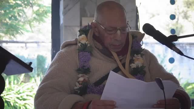 Мукунда Госвами: Баларама-Пурнима - 15 августа 2019 - Нью Говардхана - Австралия