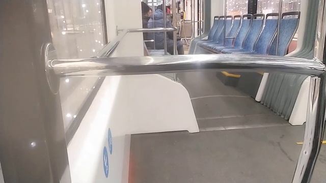 Поездка На Новогоднем Трамвае №50 (Дом Культуры Компрессор–Метро Новослободская) Москва 02.02.2025