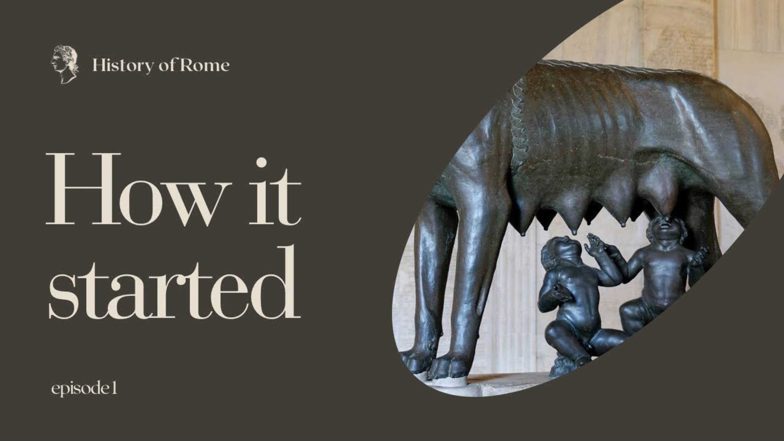 Эпизод 1 - Древний Рим. Начало // History of Ancient Rome. The beginning