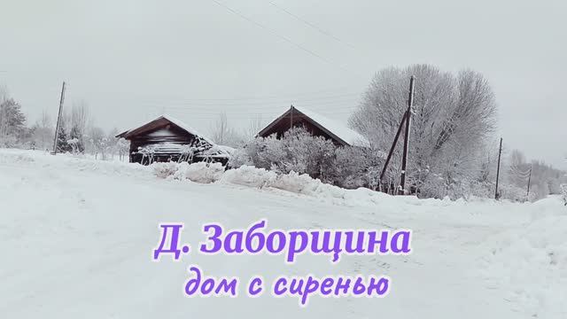 Деревня Заборщина, дом с сиренью.mp4