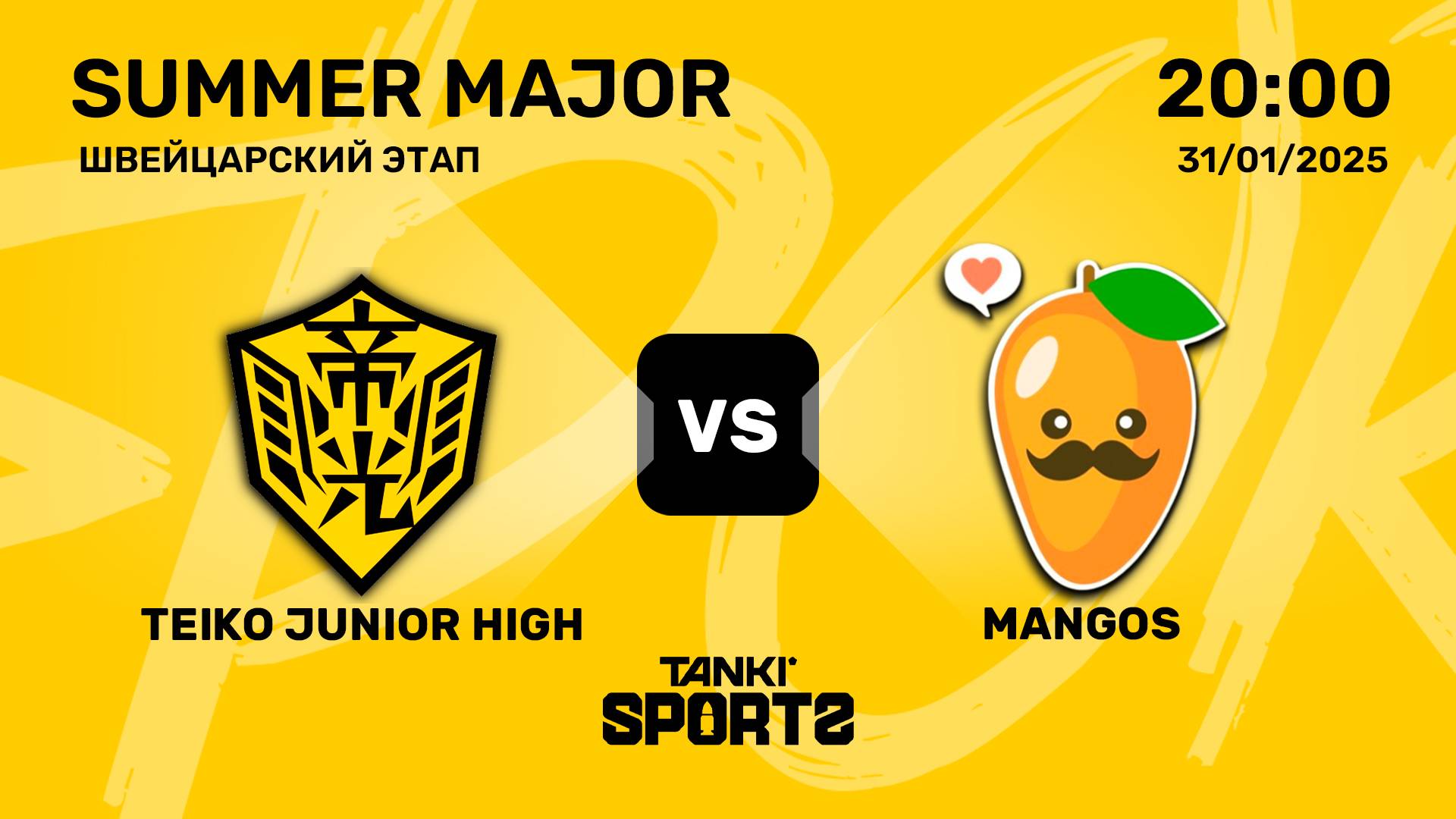 TEIKO JUNIOR HIGH VS MANGOS | SUMMER MAJOR | RANKINGS I | 31.01.2025