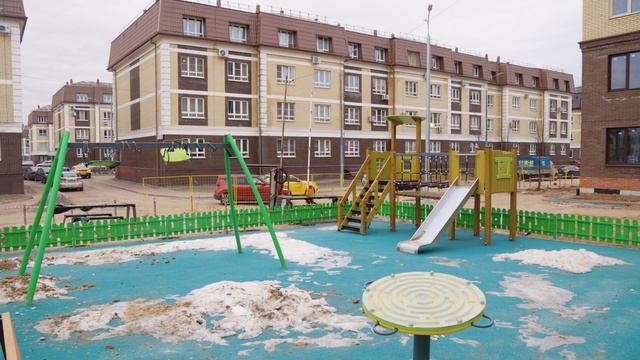 ЖК «Театральный парк» — съёмка с воздуха январь 2025