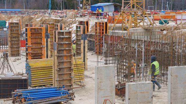 ЖК «Аникеевский» — съёмка с воздуха январь 2025