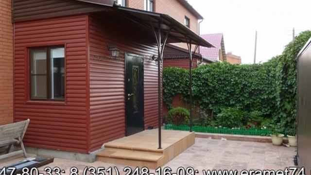 Навес из поликарбоната в Челябинске 6